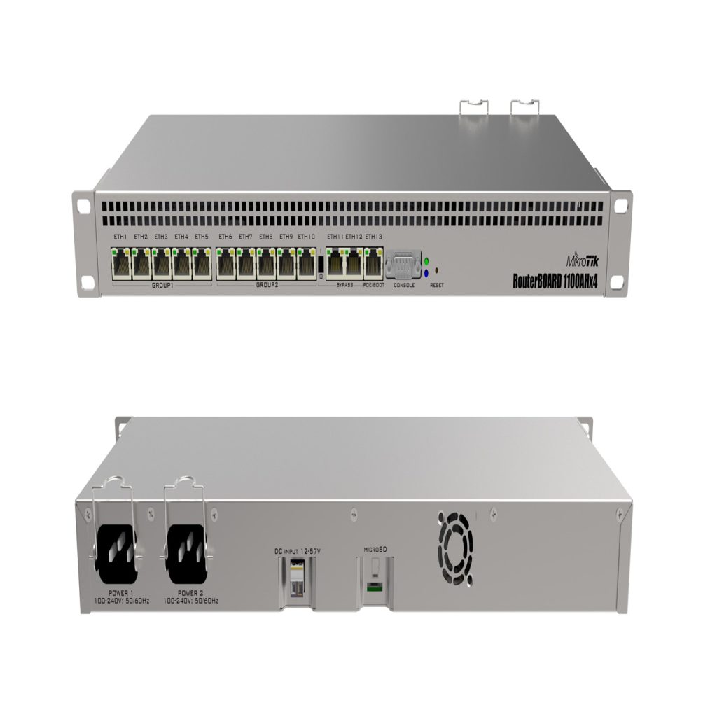 Switch RB1100AHX4 13 Puertos Gigabit MikroTik - Tiendita Firestar
