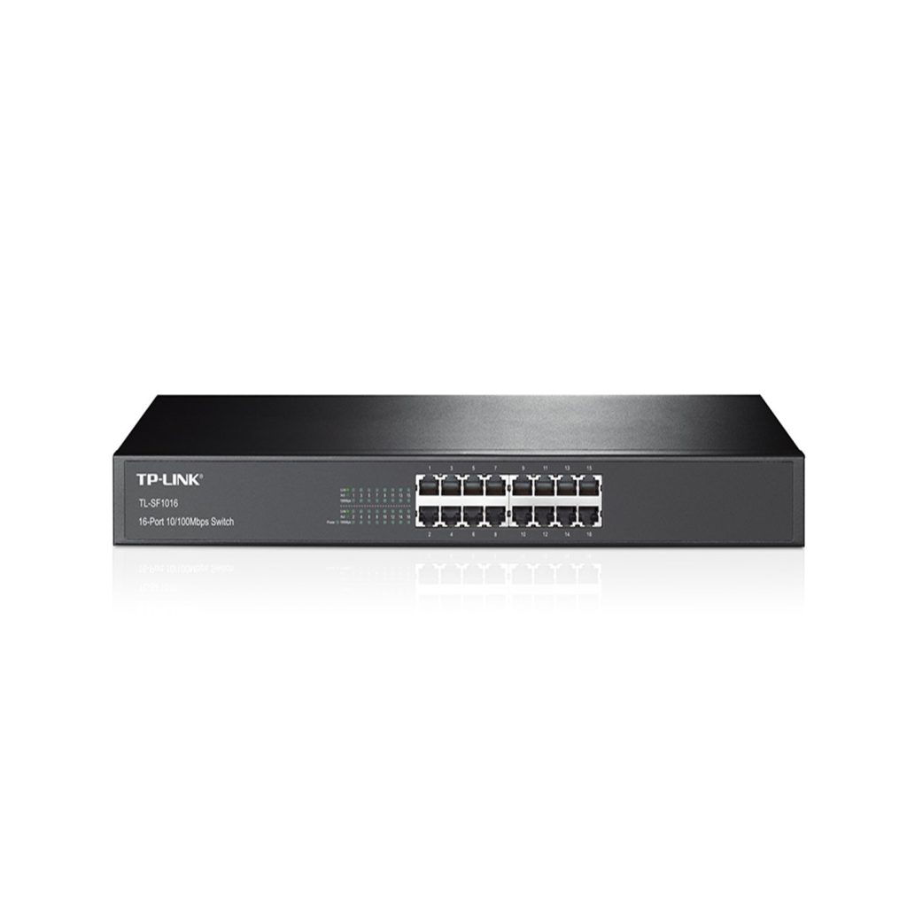 Switch de 16 puertos TL-SF1016 10/100Mbps rackeable Tp link. - Tiendita ...