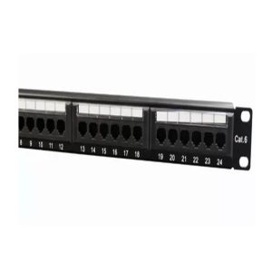 Patch Panel De 24 Puertos Cat 6. - Tiendita Firestar