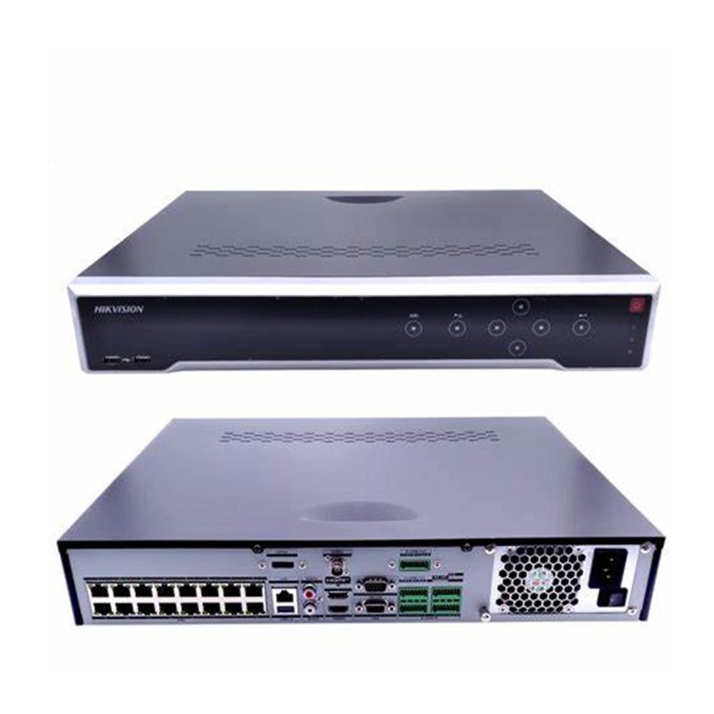 Nvr 32 ch DS-7732NI-M4/ 16P 8k poe acusense Hikvision. - Tiendita Firestar