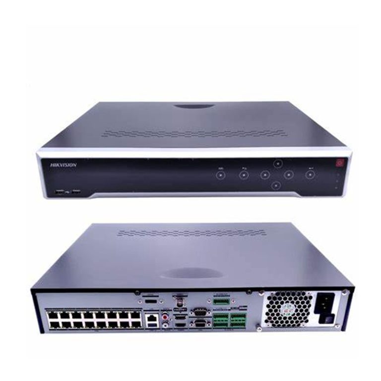 Nvr 32 ch DS-7732NI-M4/ 16P 8k poe acusense Hikvision. - Tiendita Firestar